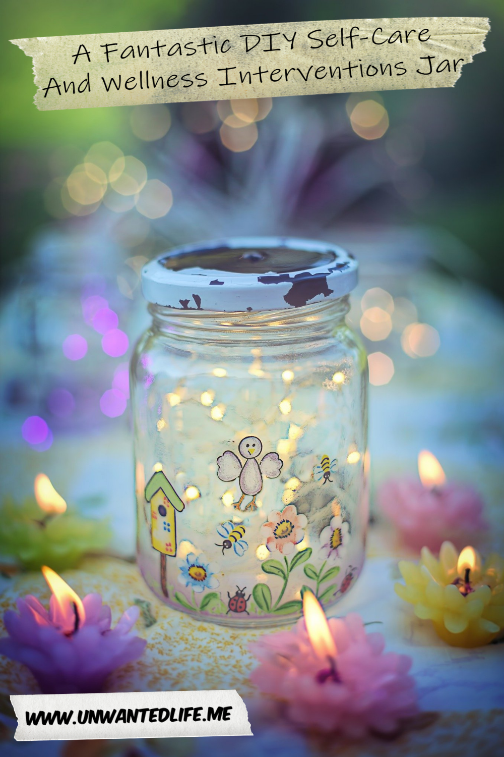 A Fantastic DIY Self-Care And Wellness Interventions Jar