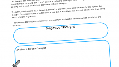 The Benefits Of The Thought Challenge, Putting Thoughts On Trial